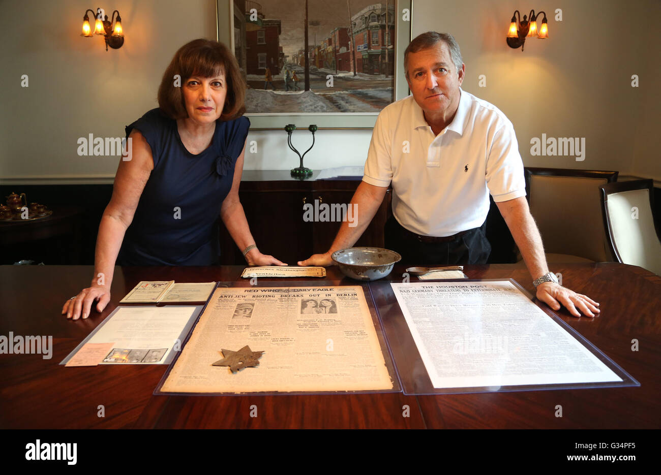 June 7, 2016 - Weston, FL, USA - Barbara and Craig Weiner of Weston ...