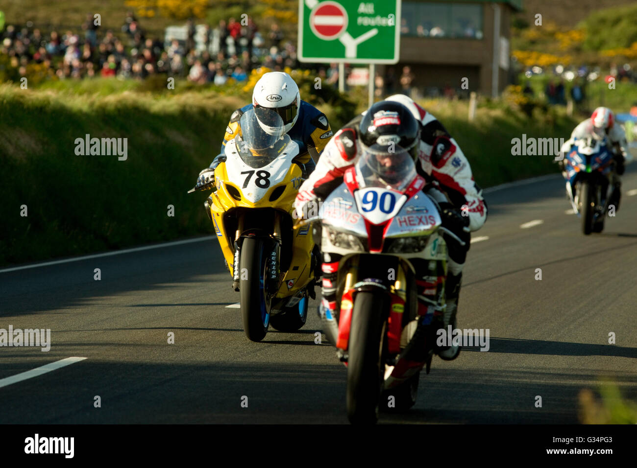 Isle of man tt superbike race hi-res stock photography and images - Alamy