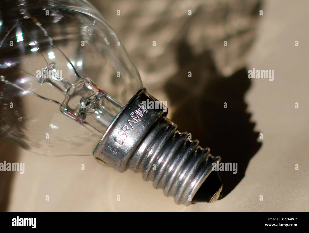 An Osram light bulb seen in Dortmund, Germany, 04 May 2016. Photo: Ina ...