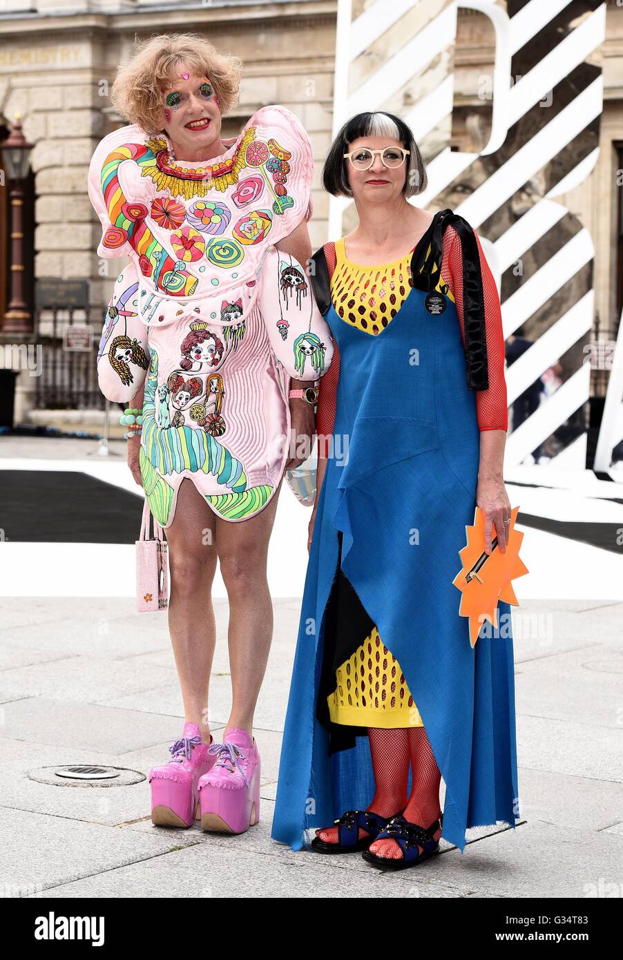 London, UK. Grayson Perry and Philippa Perry at The Royal Academy Of ...