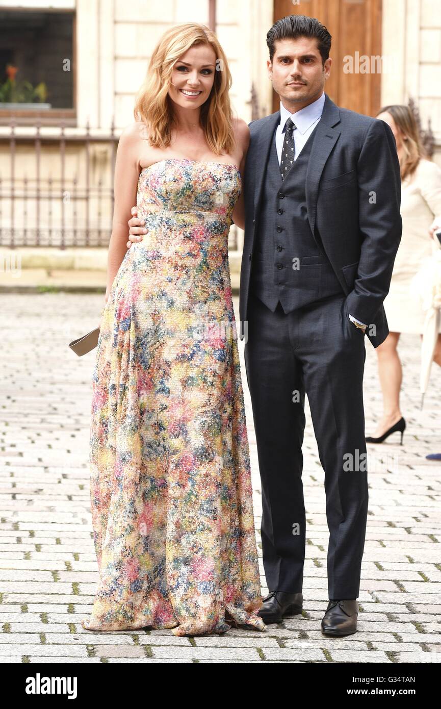 London, UK. Katherine Jenkins and Andrew Levitas at The Royal Academy ...