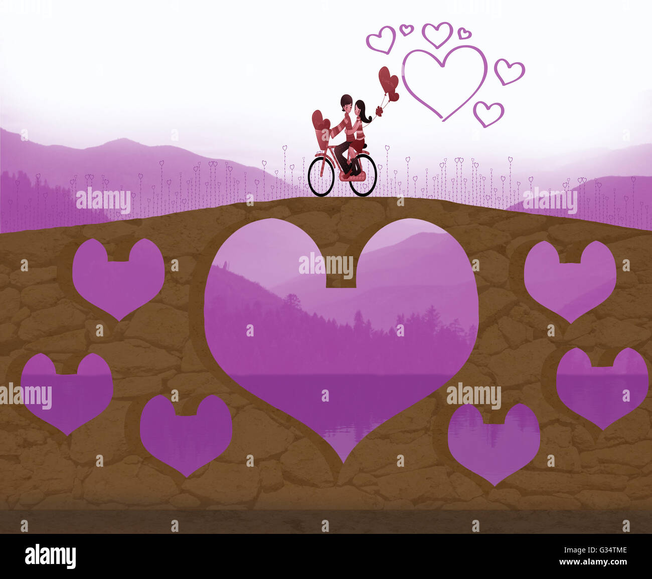 Love is all around, every time, everywhere Stock Photo - Alamy