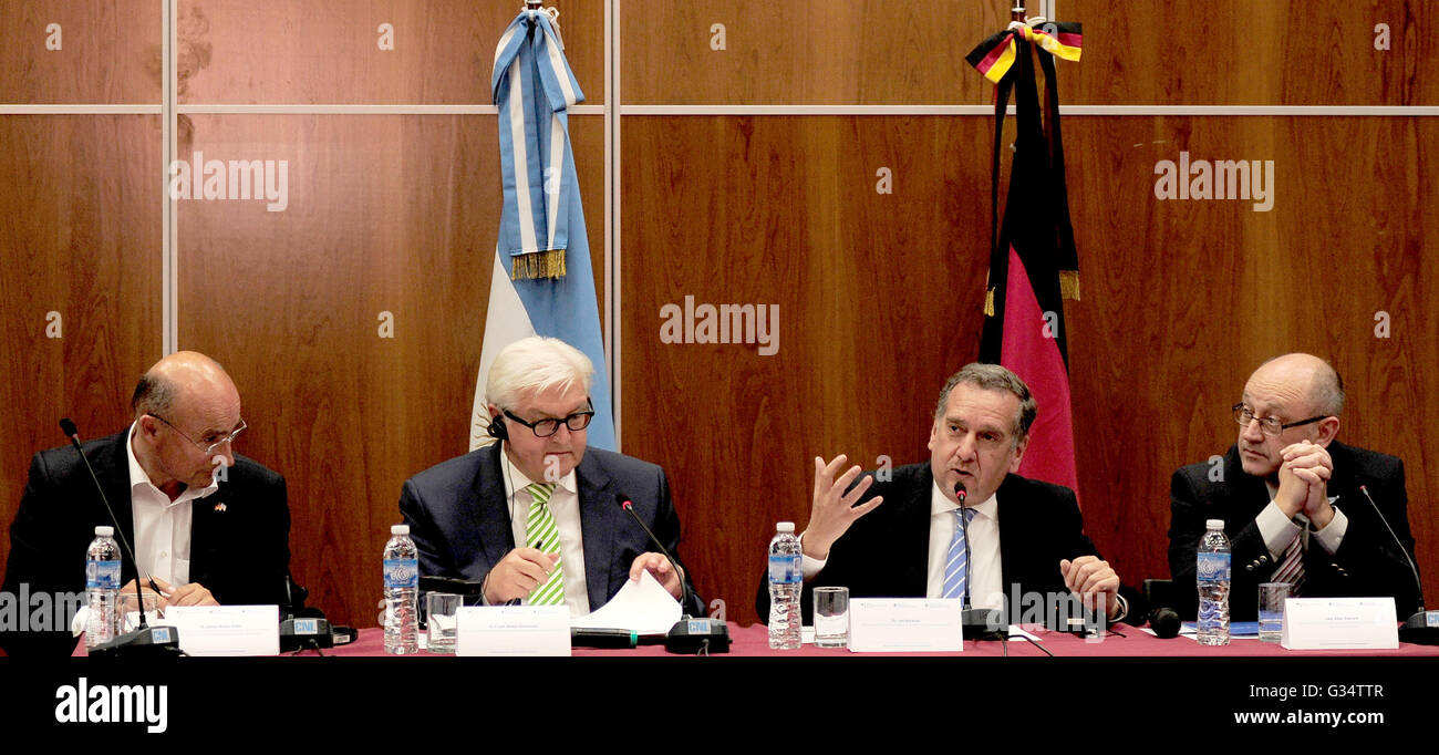 HANDOUT - A handout picture shows German foreign minister Frank-Walter ...