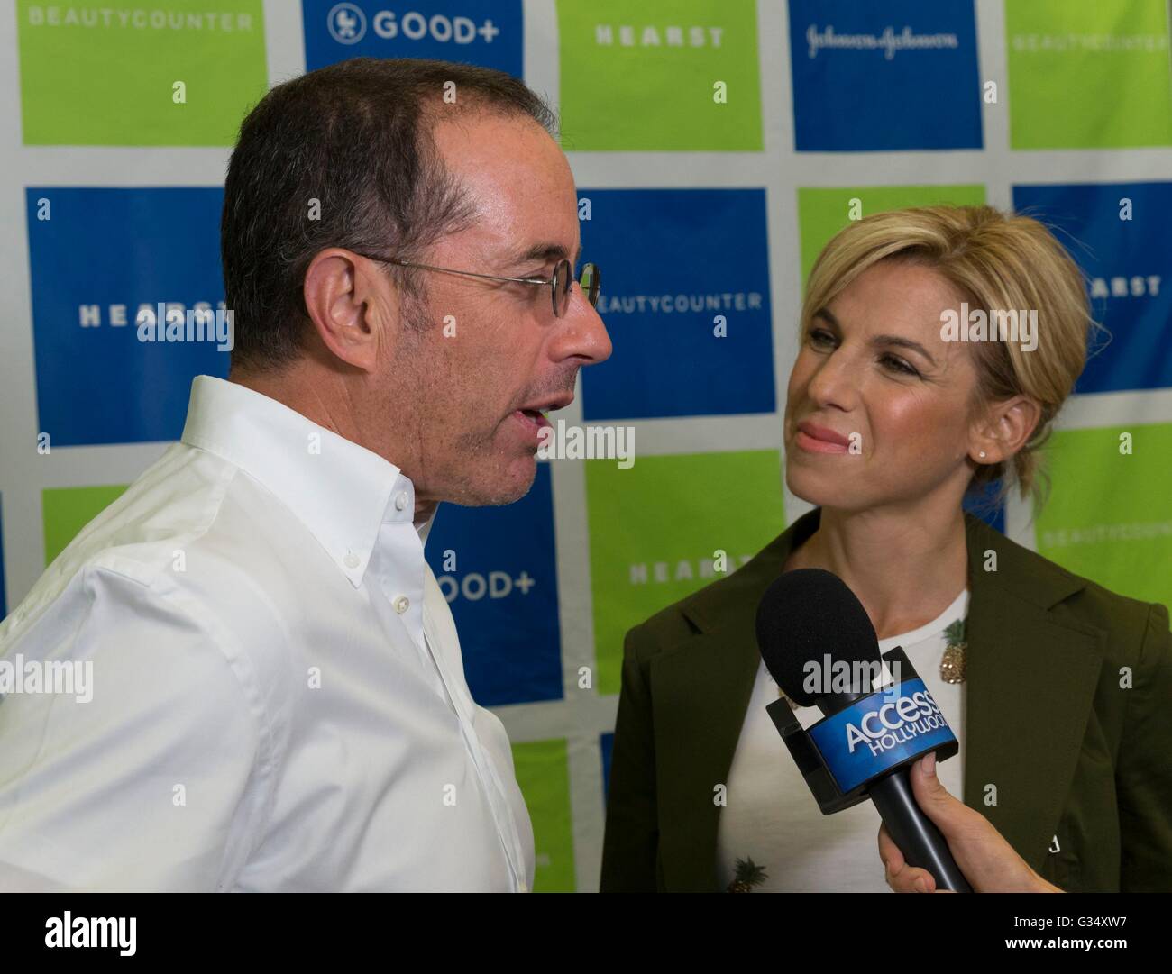 New York, NY, USA. 8th June, 2016. Jerry Seinfeld, Jessica Seinfeld at ...