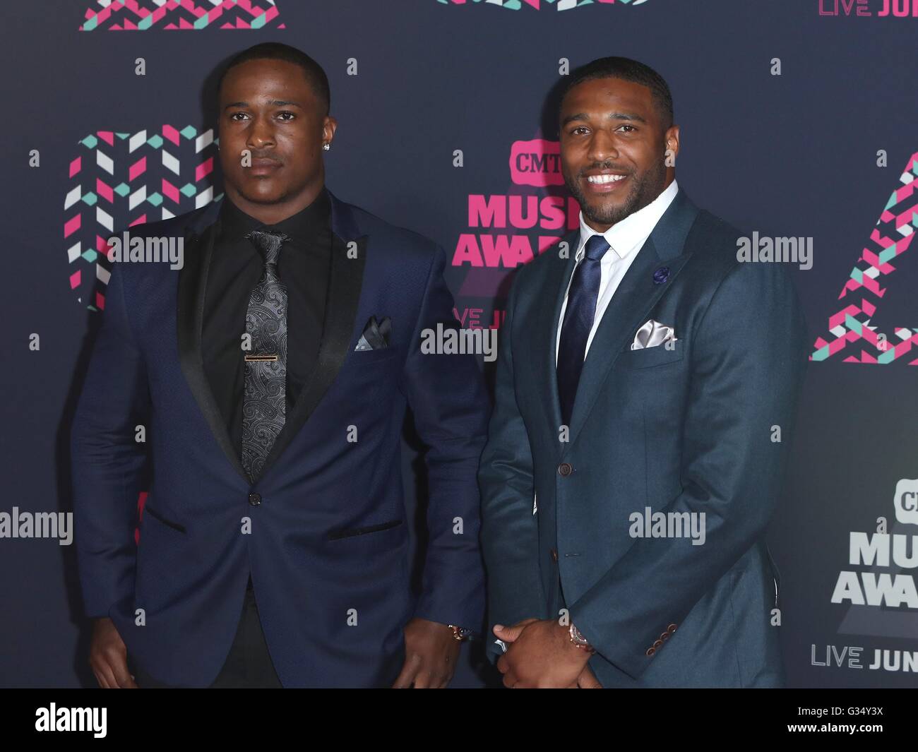 Nashville, TN, USA. 8th June, 2016. Avery Williamson, Wesley Woodyard ...