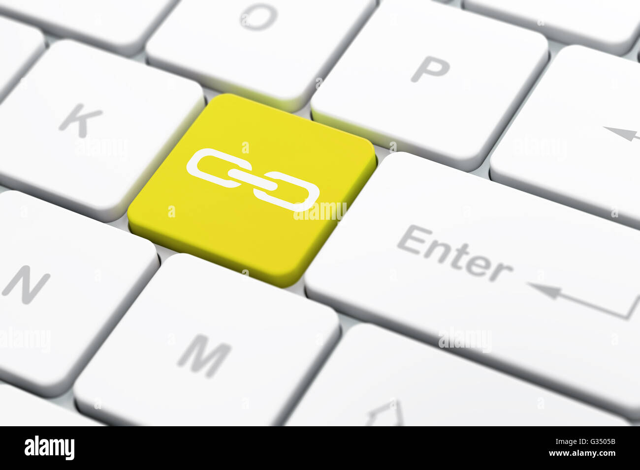 Web design concept: Link on computer keyboard background Stock Photo - Alamy