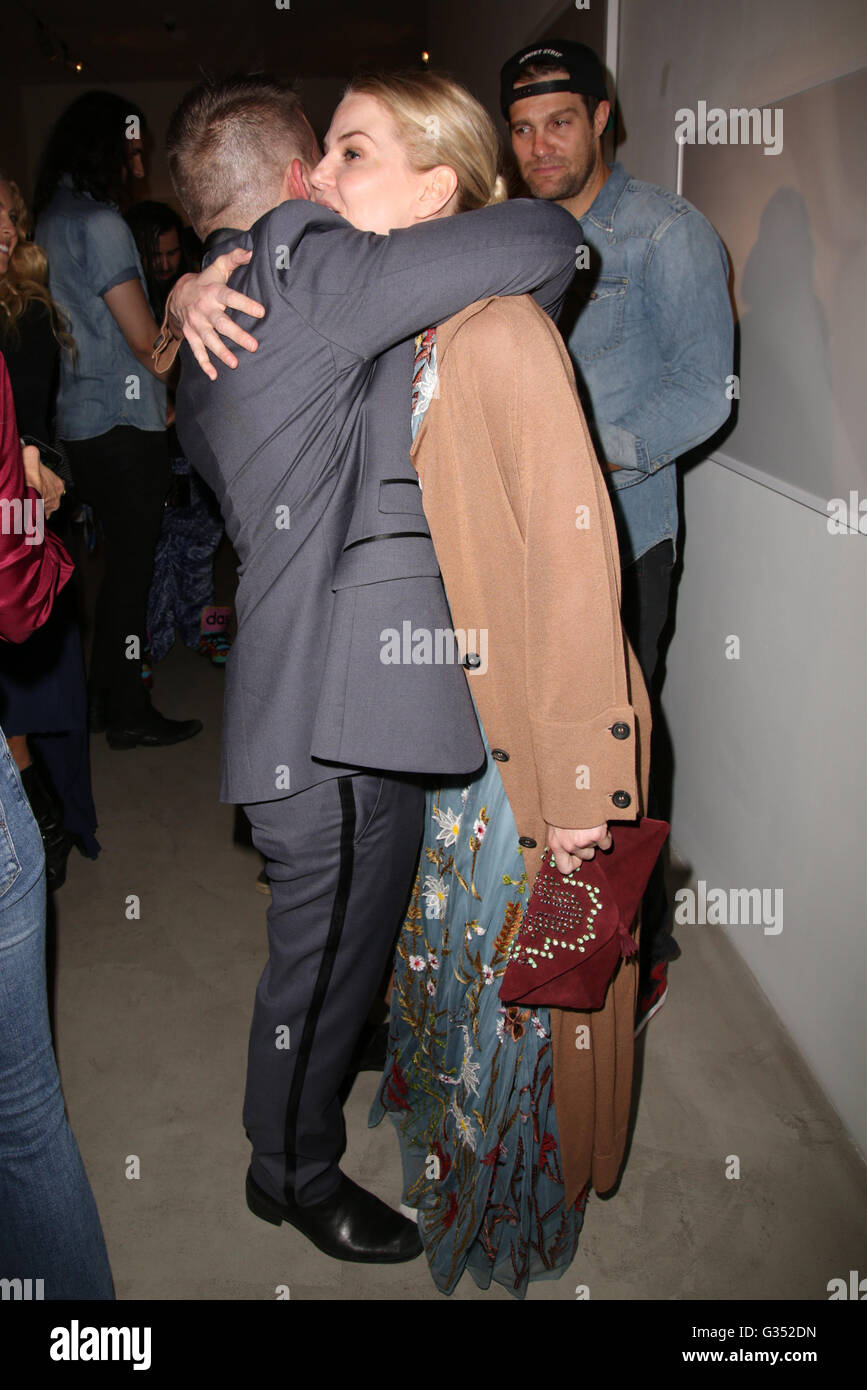 Celebrities attend Randall Slavin's 'Achromatic' Exhibit Opening at KM ...