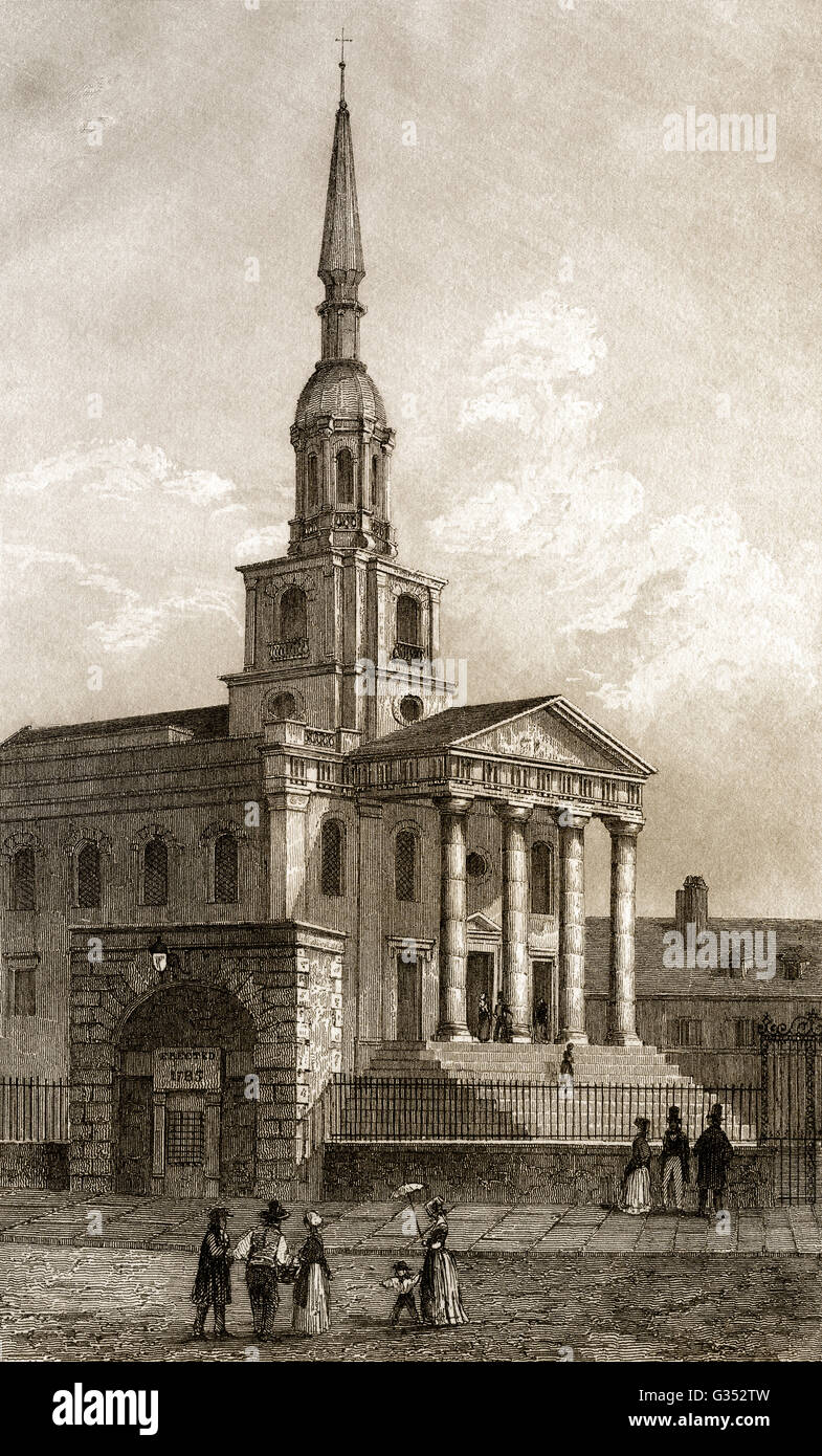 St Leonard's, an ancient parish church, Shoreditch, London Borough of ...