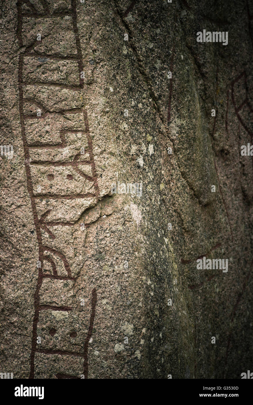 Runestone detail hi-res stock photography and images - Alamy