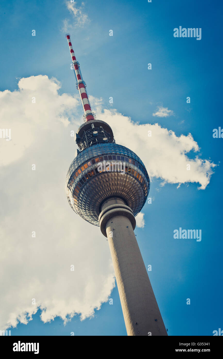 Fernsehturm, television tower in Berlin Stock Photo - Alamy