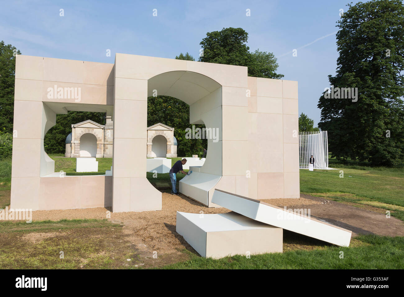 London, UK. 7 June 2016. Summer House by Kunle Adeyemi. The Serpentine ...