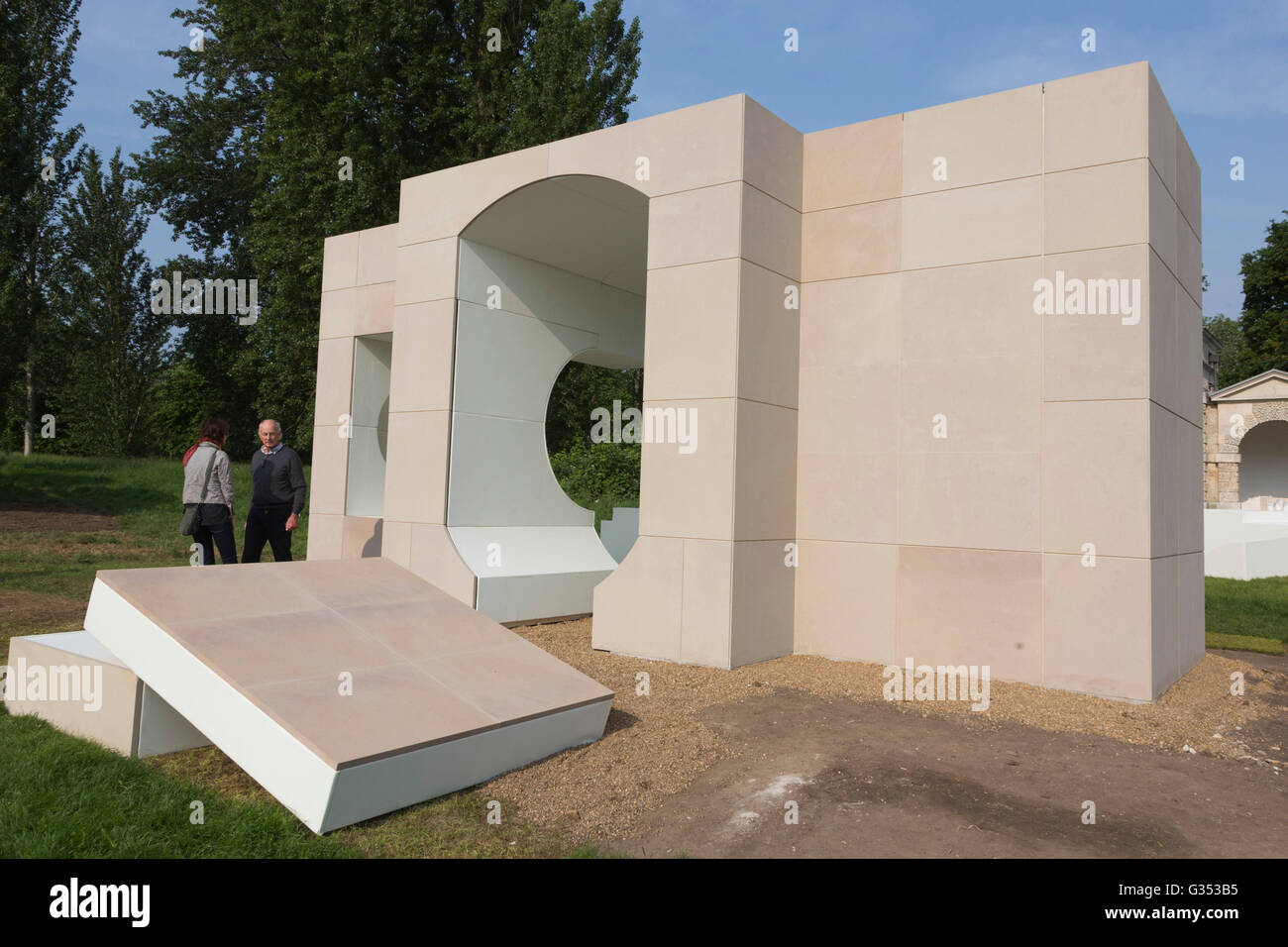 London, UK. 7 June 2016. Summer House by Kunle Adeyemi. The Serpentine ...