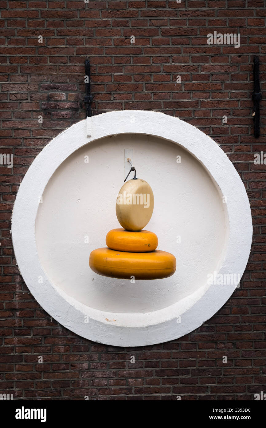Cheese sculpture in Gouda, Netherlands Stock Photo - Alamy