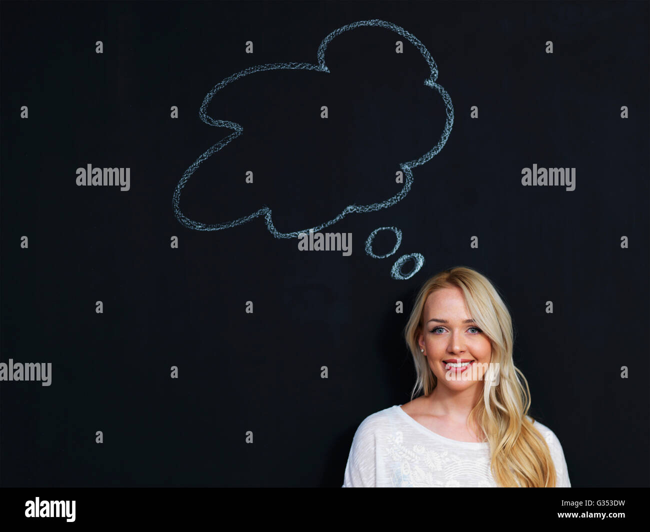 Cartoon teacher thought bubble hi-res stock photography and images - Alamy
