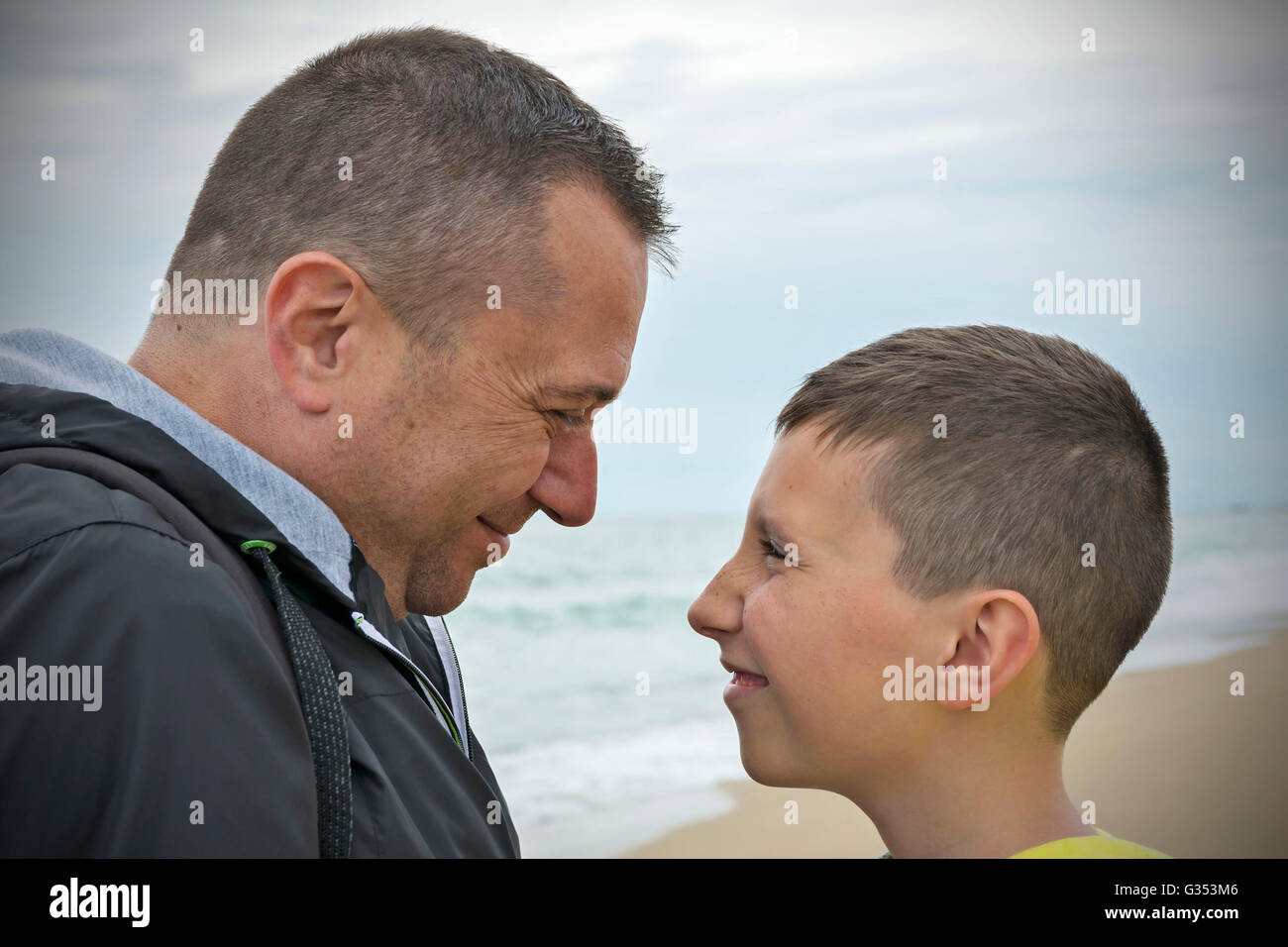 Father and son - people expression Stock Photo - Alamy