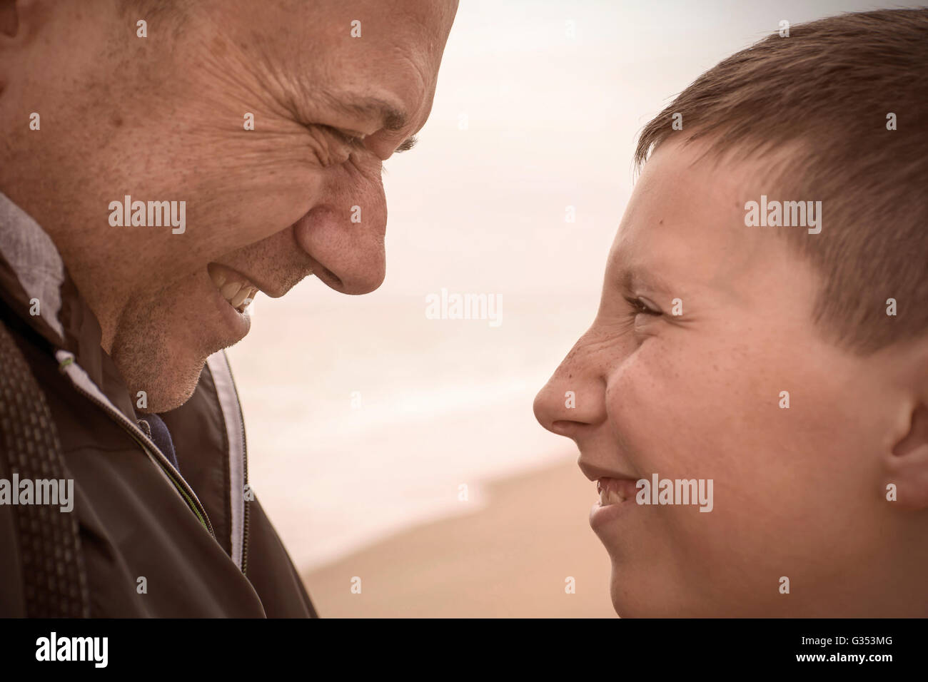Father and son - people expression Stock Photo - Alamy