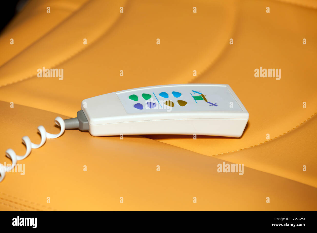 Massage chair with remote control Stock Photo - Alamy