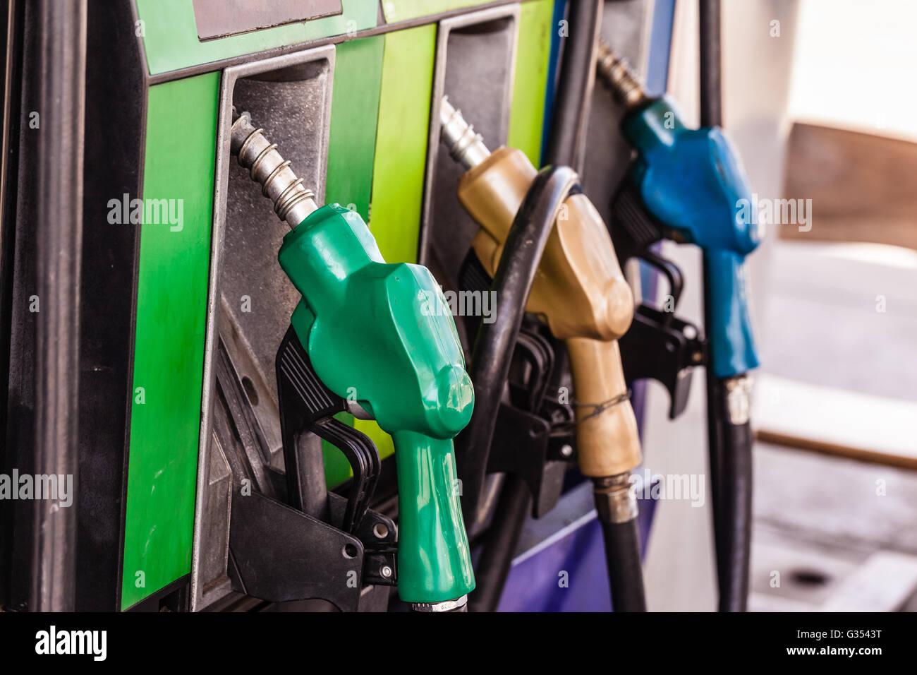 Gas pump nozzles hi-res stock photography and images - Alamy