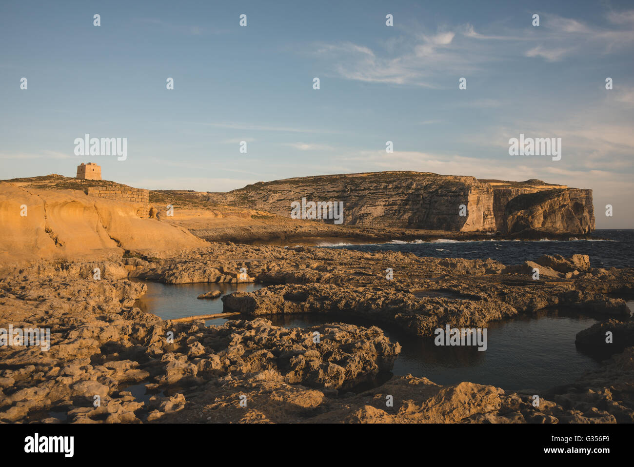 Gozo island coast line in malta Stock Photo - Alamy