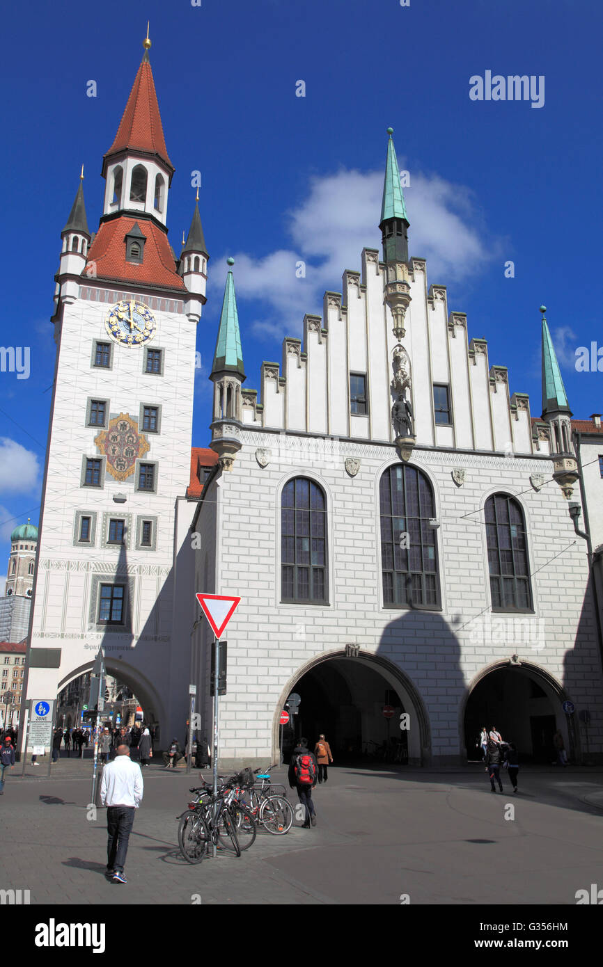 Germany, Bavaria, Munich, Old Town Hall, Altes Rathaus Stock Photo - Alamy