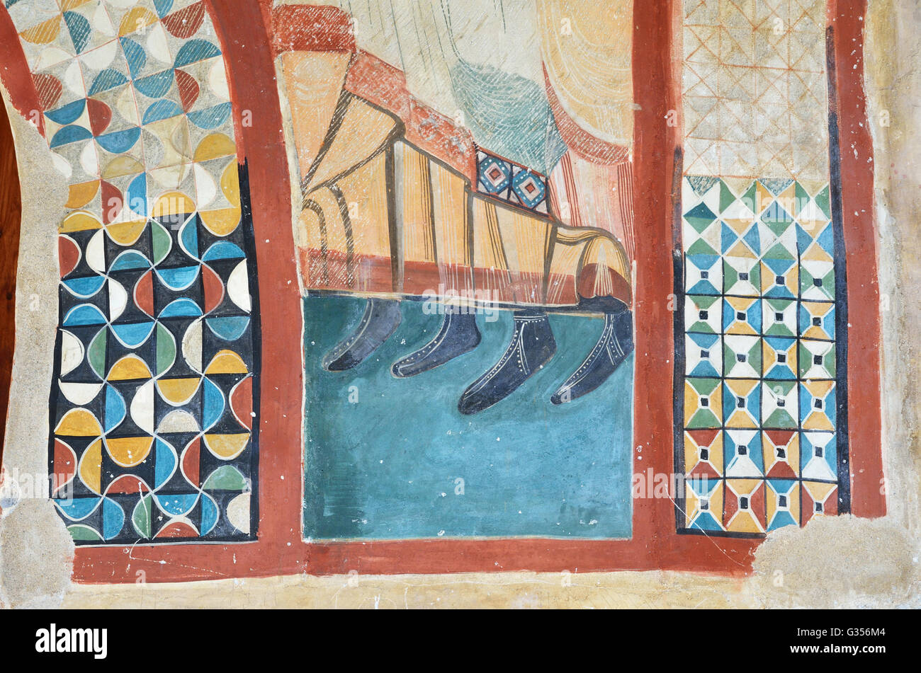 Ancient roman wall painting architecture hi-res stock photography and ...