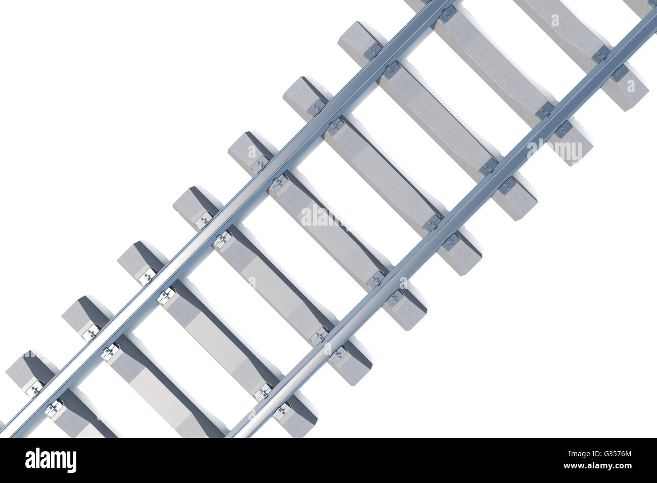 Train track isolated above hi-res stock photography and images - Alamy