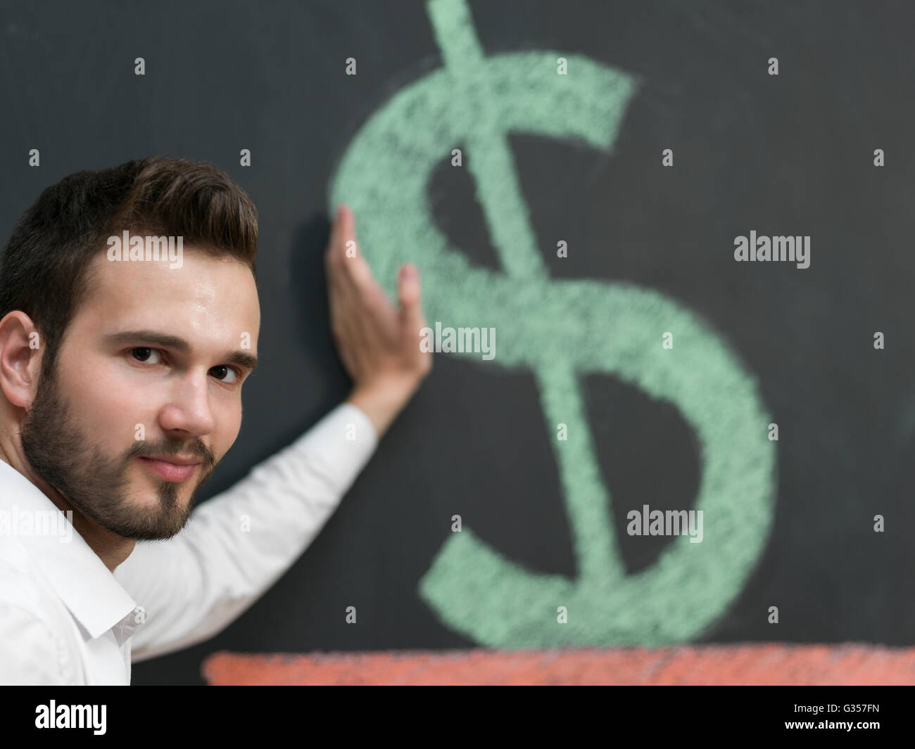 man, formula for making money Stock Photo - Alamy