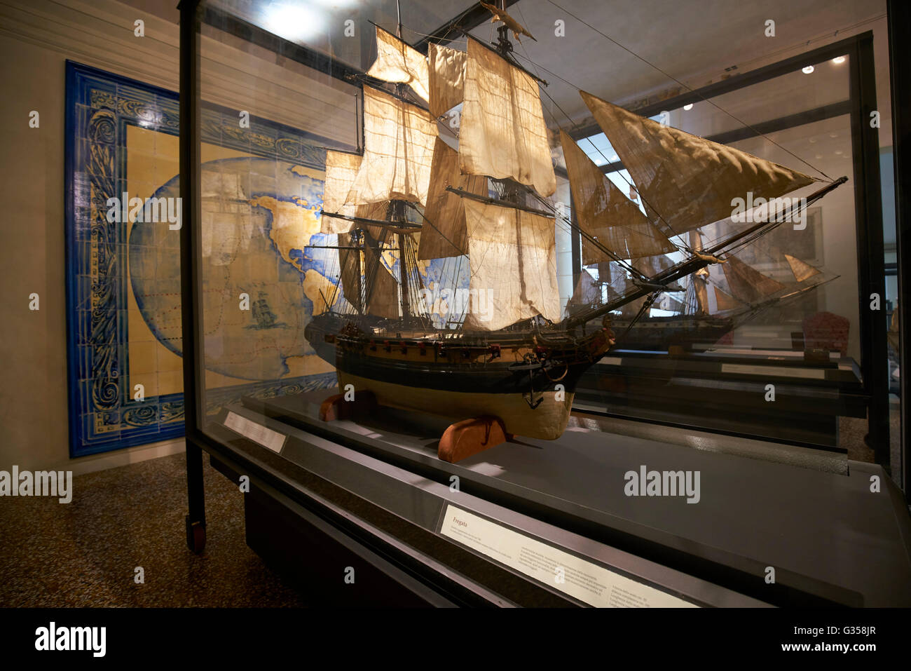 Ship models at the Poggi Museum (Museo Poggi) in the Palazzo Poggi at ...