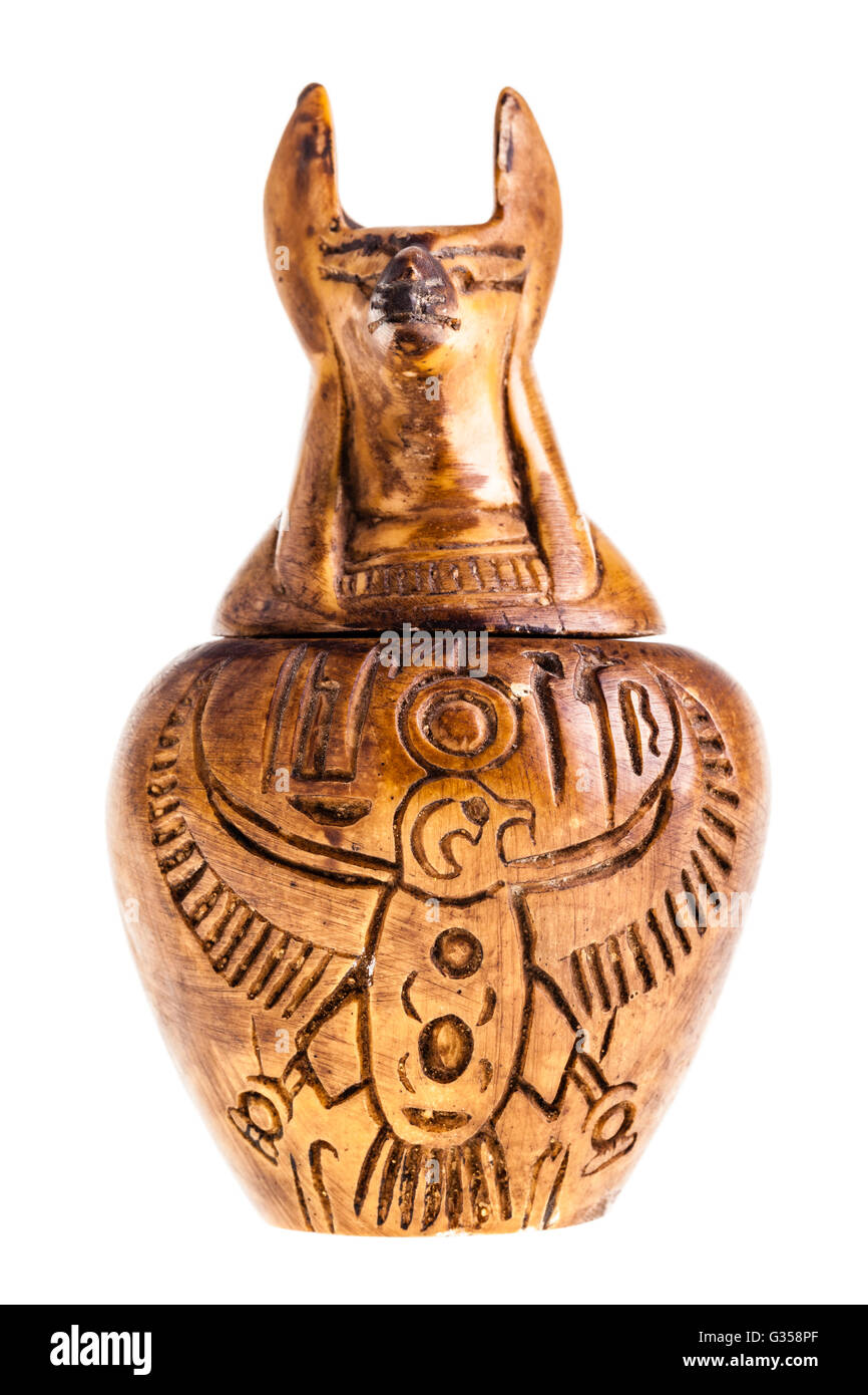 Canopic jars were used by the Ancient Egyptians during the ...