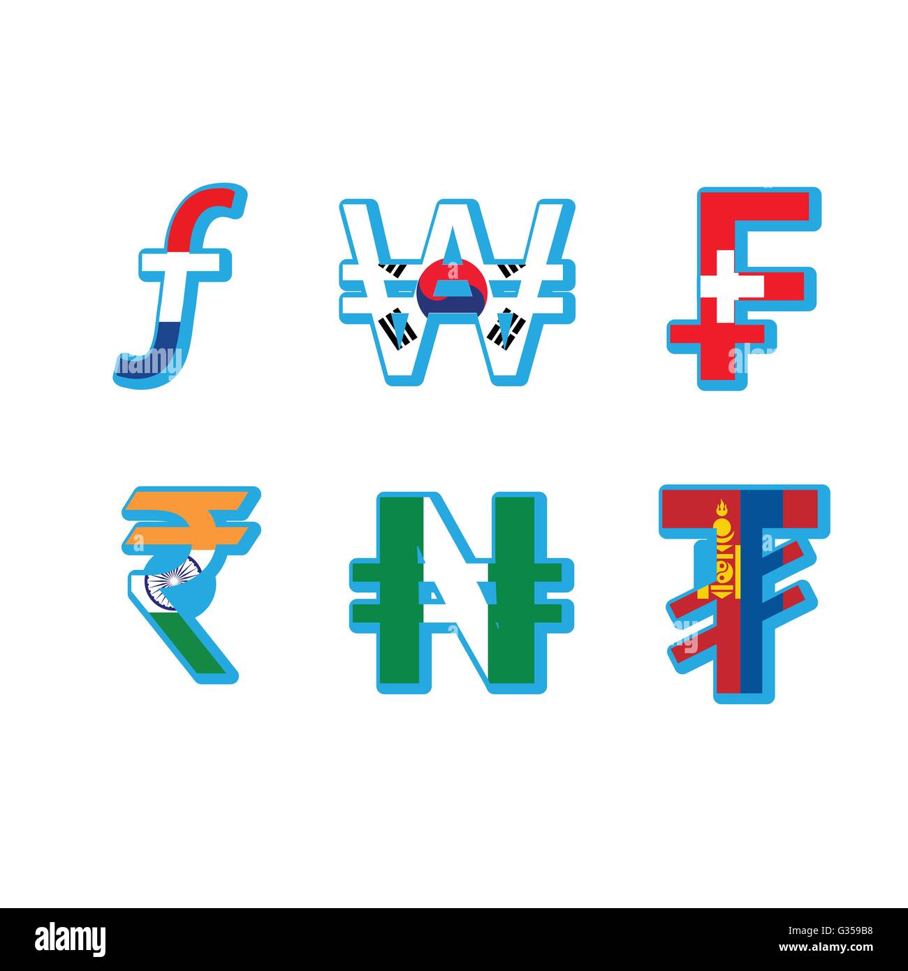 Nigeria mongolia flag hi-res stock photography and images - Alamy