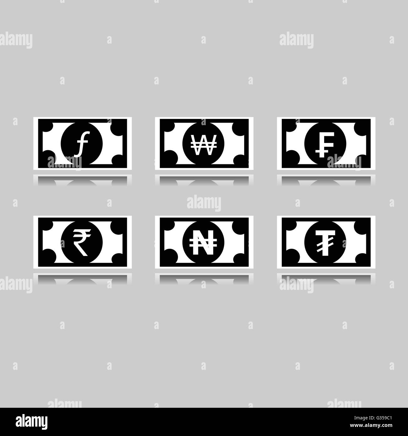 Icon foreign country Black and White Stock Photos & Images - Alamy