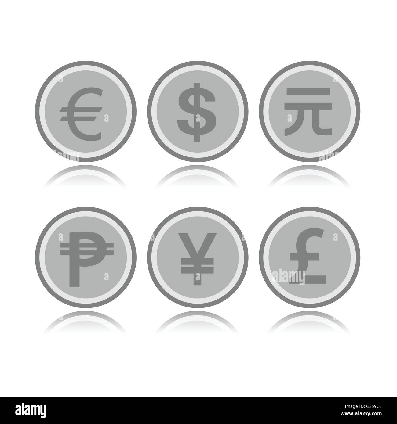 United kingdom coins Stock Vector Images - Alamy