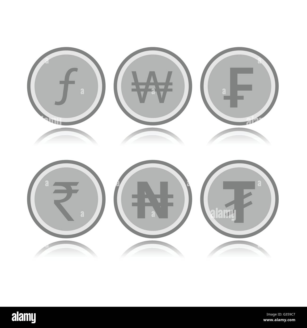 Switzerland coins Stock Vector Images - Alamy