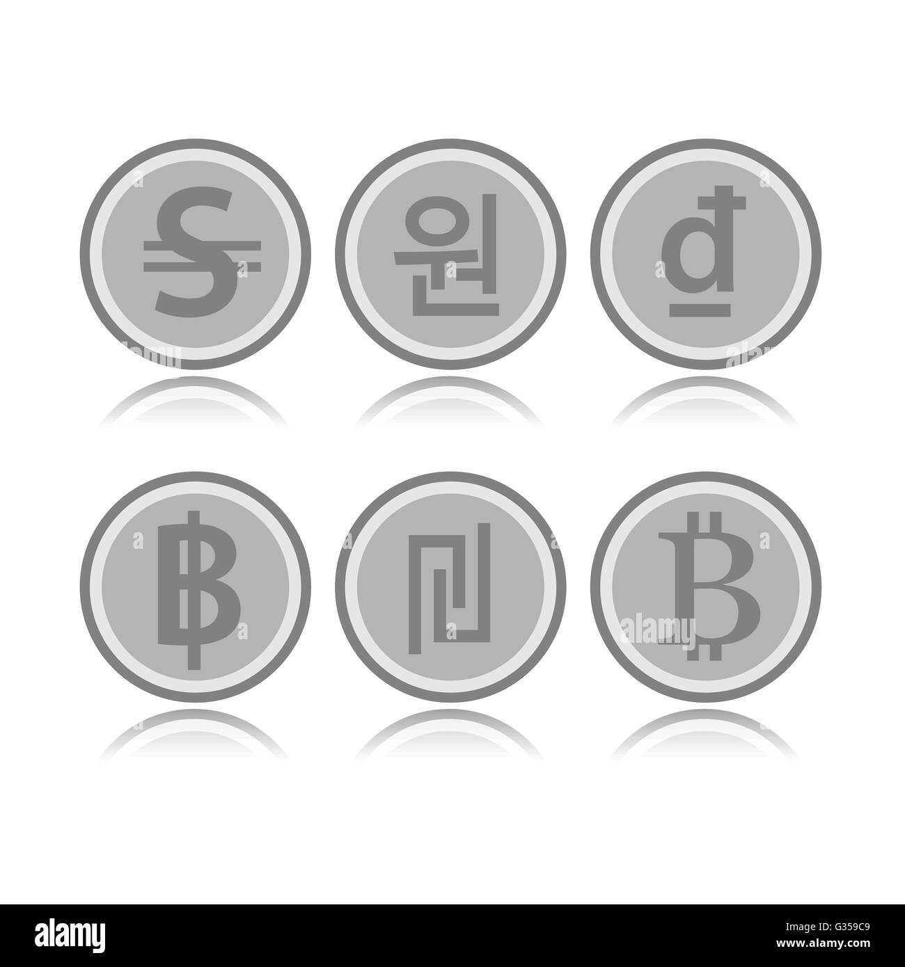 Vietnam coins Stock Vector Images - Alamy