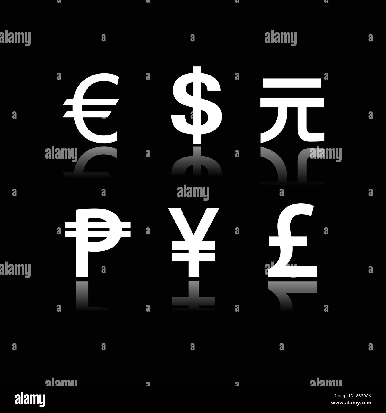 Set of currency symbols Stock Vector Image & Art - Alamy
