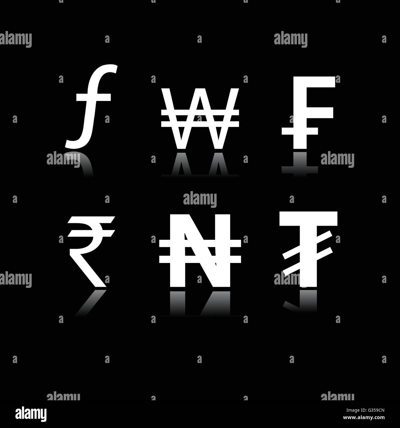 Set of currency symbols Stock Vector Image & Art - Alamy