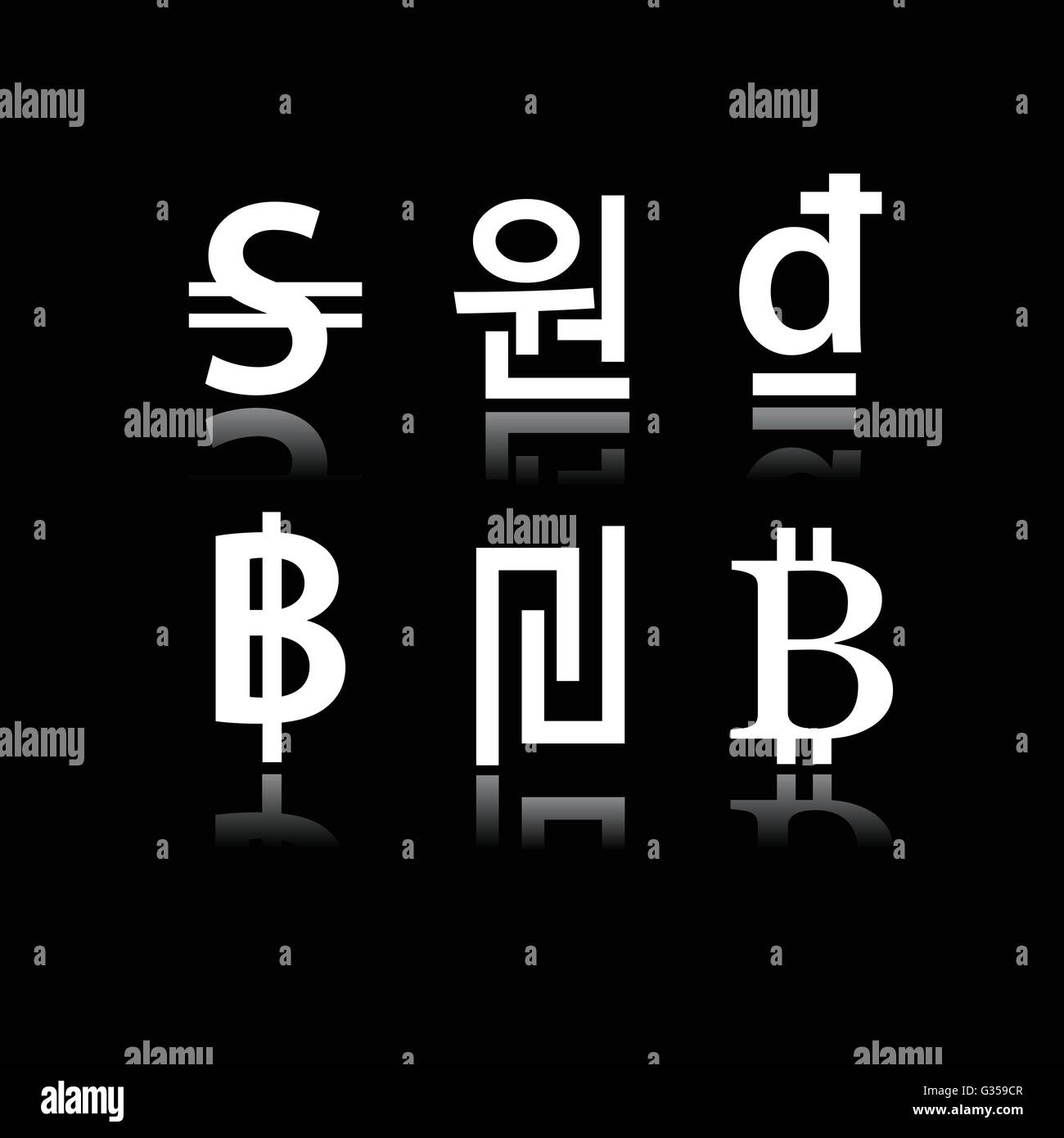 Sign currency symbols foreign Stock Vector Images - Alamy