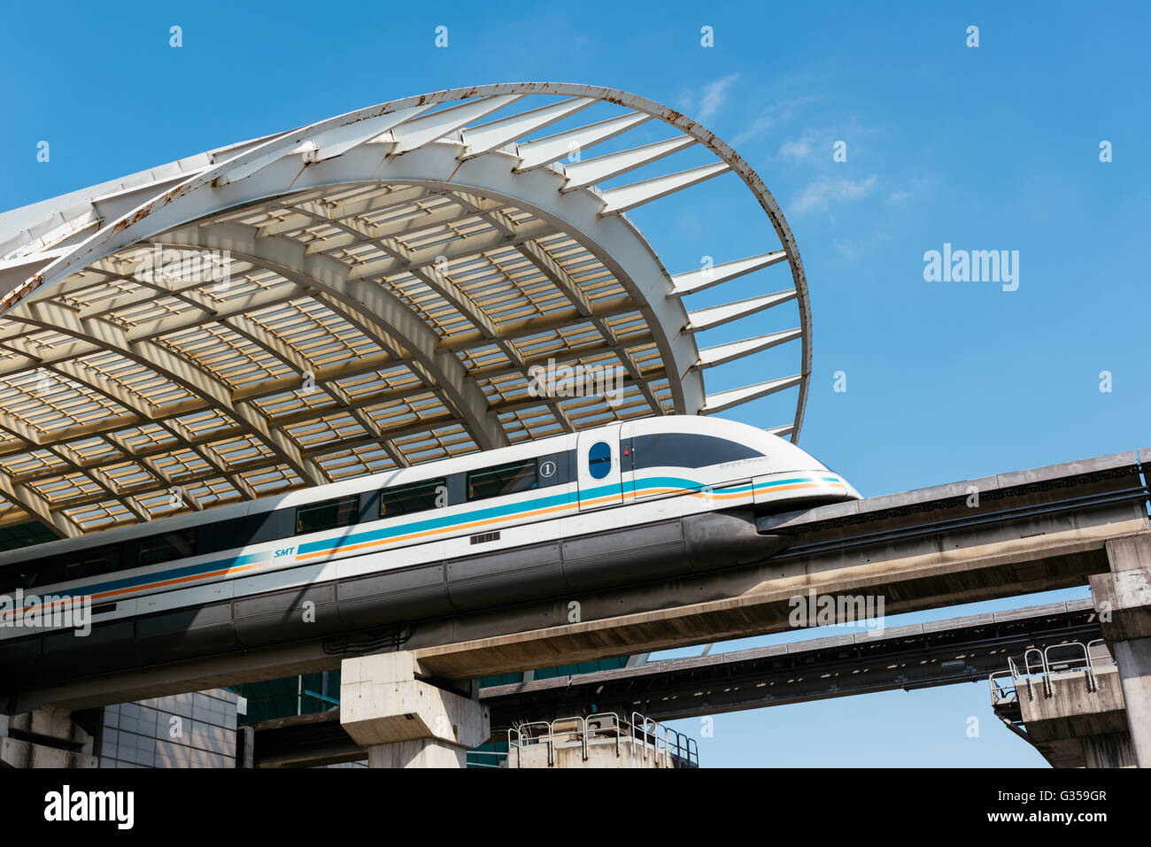 Maglev Train in Shanghai - China Stock Photo - Alamy