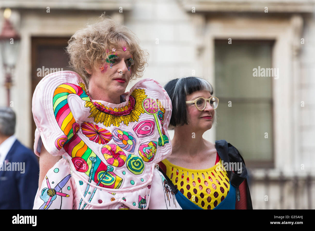 London, UK. 7 June 2016. Pictured: Royal Academian Grayson Perry with ...