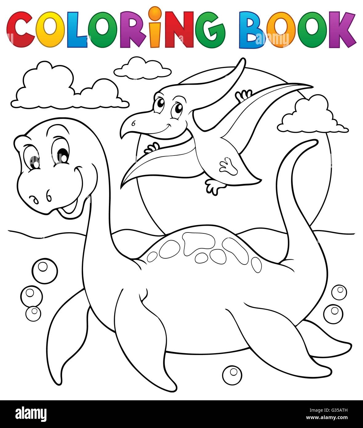 Coloring book sea animals picture hi-res stock photography and images ...