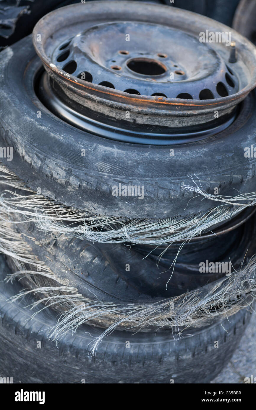 Tires exploded hi-res stock photography and images - Alamy