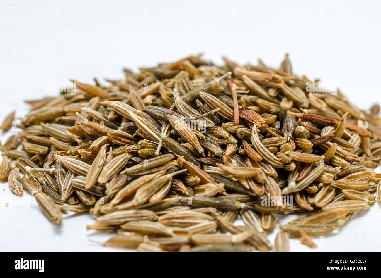 cumin en grains et cumin en poudre Stock Photo - Alamy