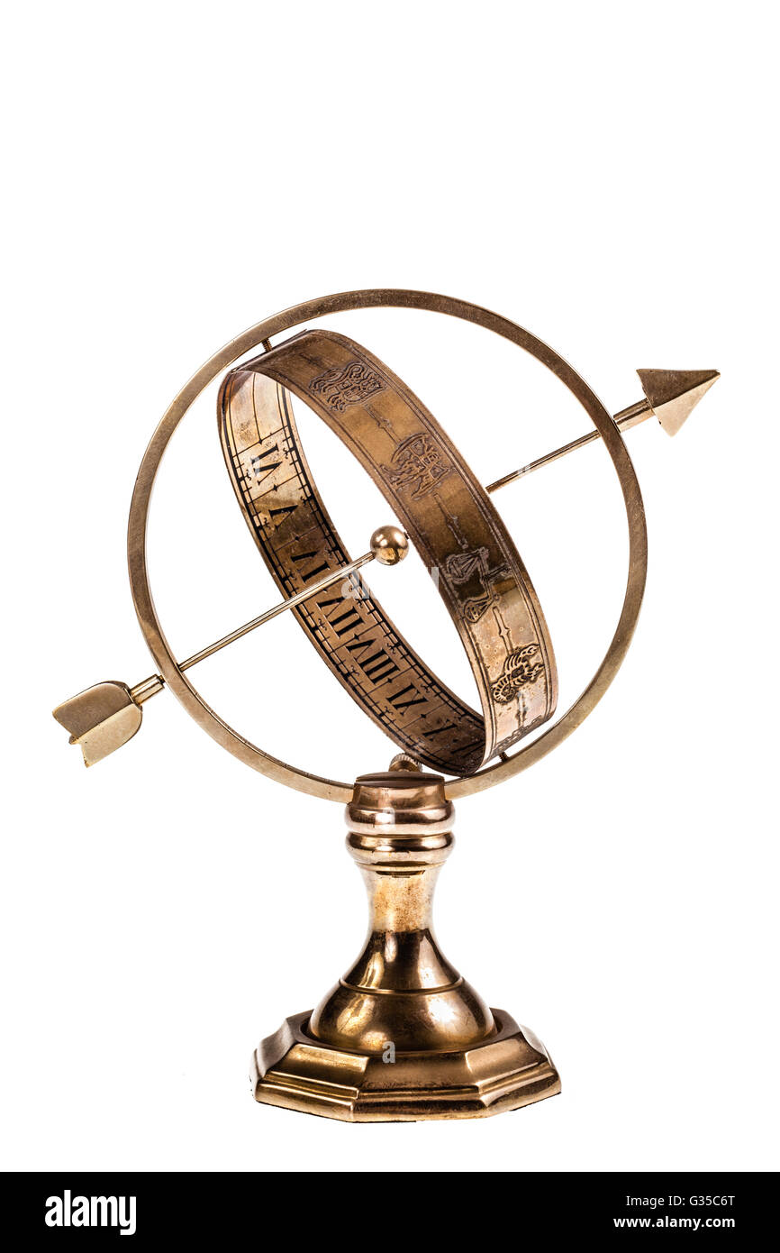 Armillary or ring sundials consist of a system of rings that represent ...