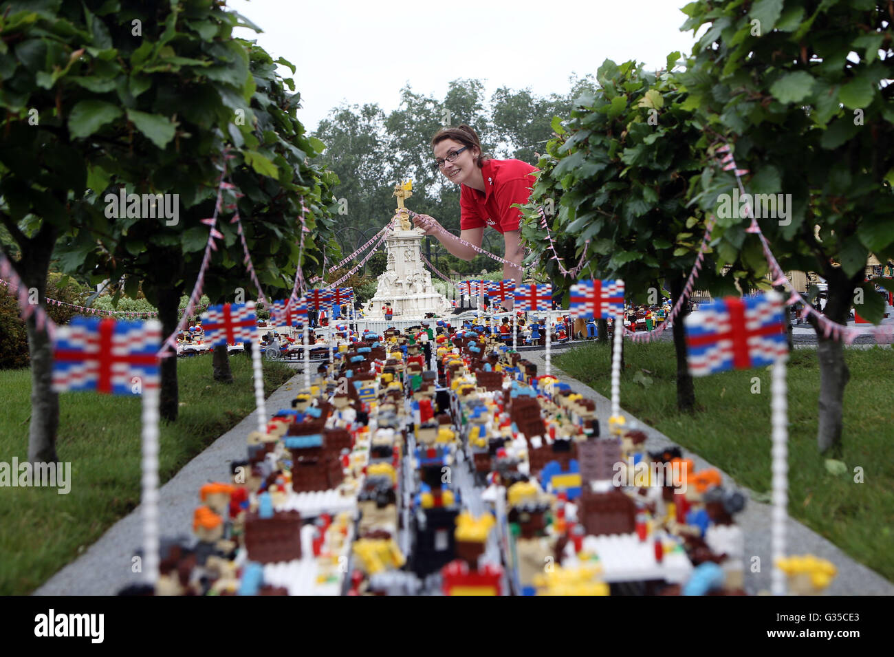 LEGOLAND Windsor Resort model maker Kat James puts the finishing ...