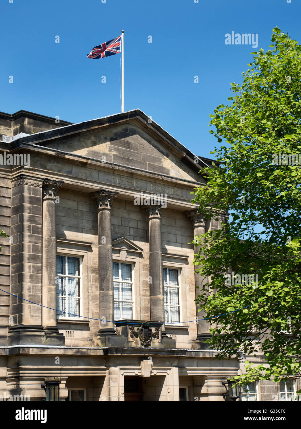 Union Flag Flying at Harrogate Borough Council Offices in Crescenet ...