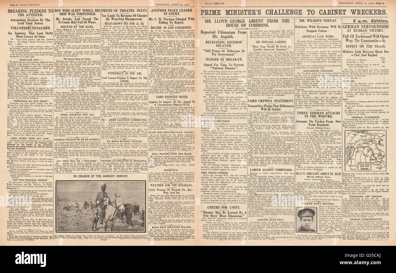 Compulsion bill first world war hi-res stock photography and images - Alamy