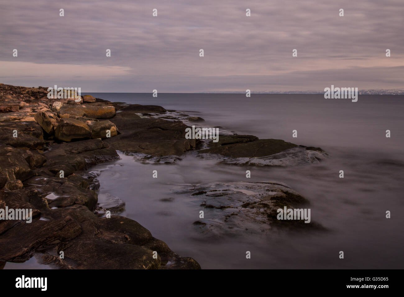 The coastline of Vadsoya, Vadso, Finnmark, Norway Stock Photo - Alamy