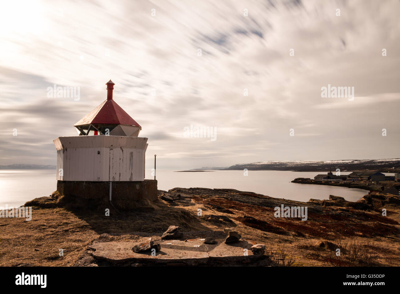 The coastline of Vadsoya, Vadso, Finnmark, Norway Stock Photo - Alamy
