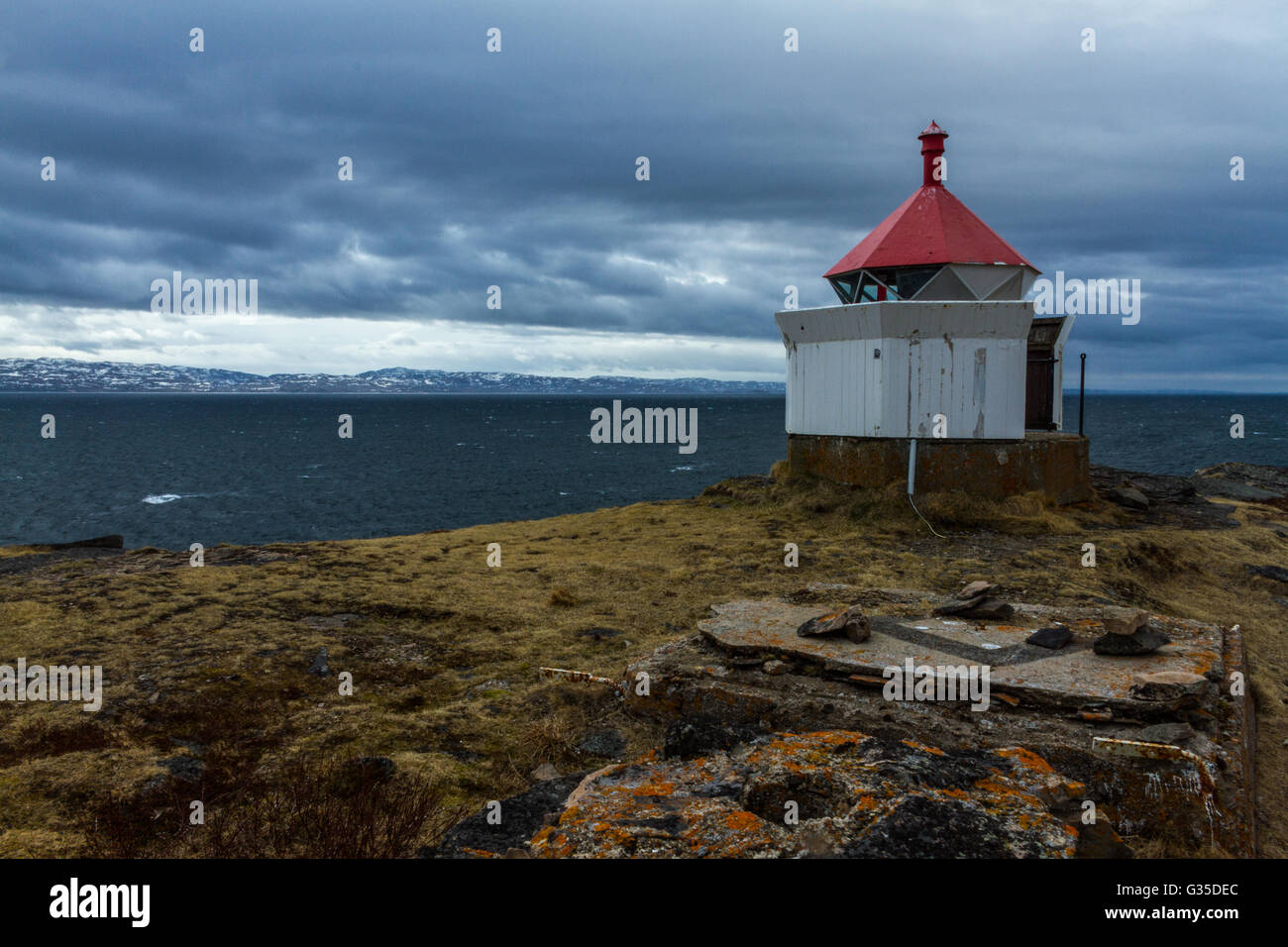 The coastline of Vadsoya, Vadso, Finnmark, Norway Stock Photo - Alamy