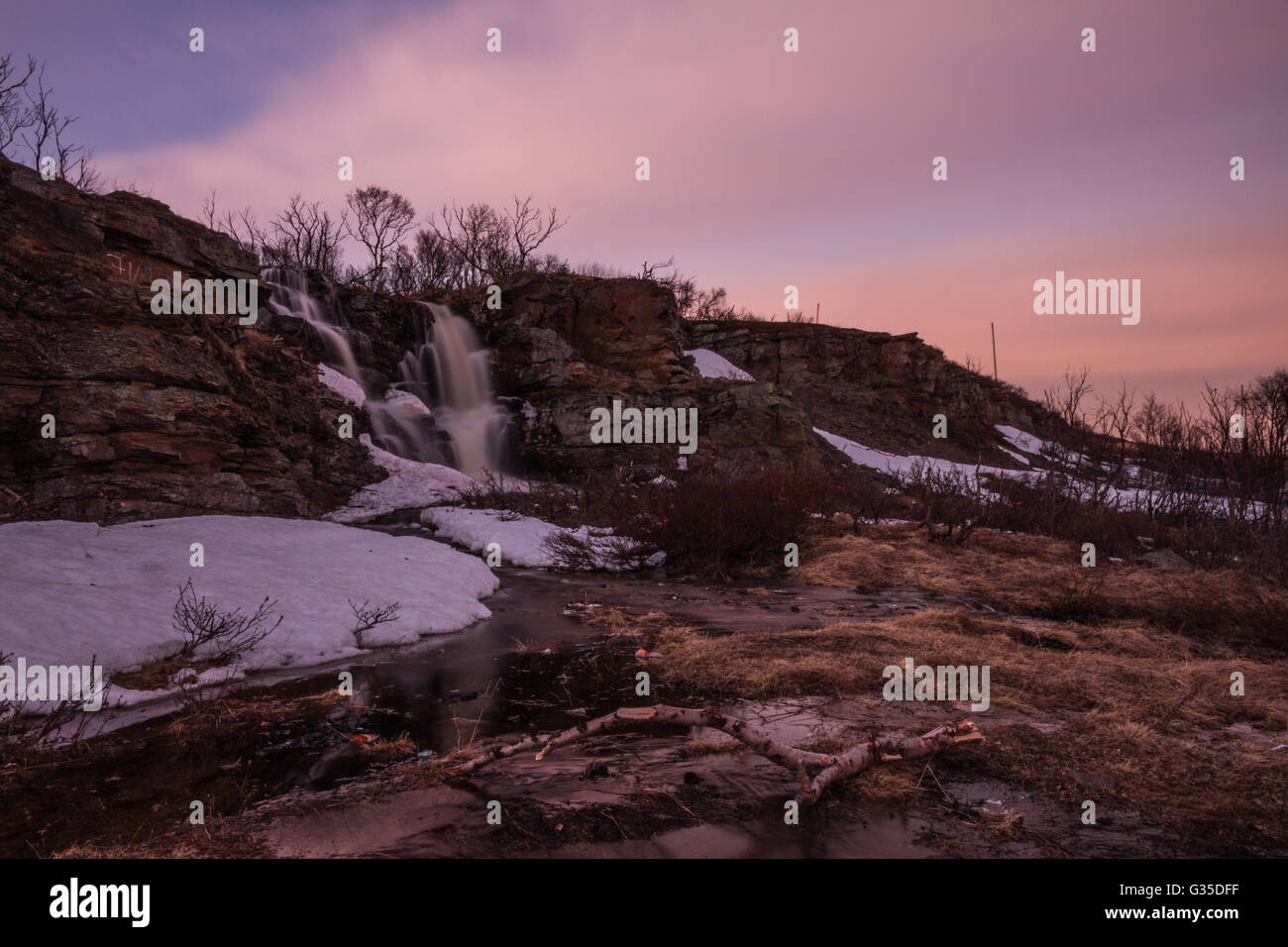 The coastline of Vadsoya, Vadso, Finnmark, Norway Stock Photo - Alamy